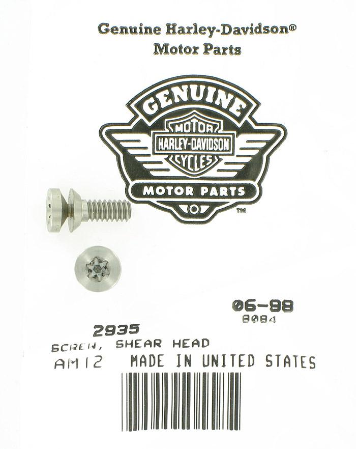 Screw, 10-24 x 1/2" shear undercut flat head | Color: | Order Number ...