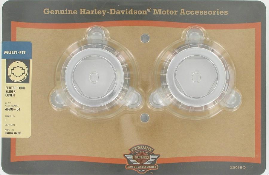 Fluted fork sliders cover kit | Color: chrome | Order Number: 46296-04 ...