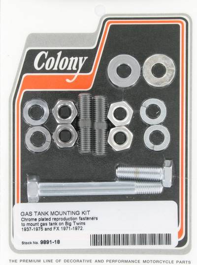 Gas tank mounting kit | Color: chrome | Order Number: C9891-18 | OEM N ...