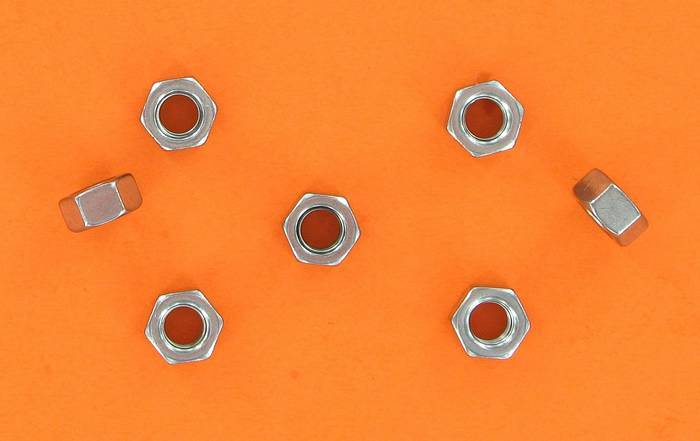 Nut, 5/16"-24 17/64" x 1/2" hex | Color: chrome | Order Number: R0117C ...